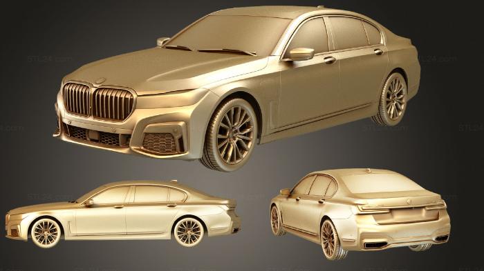 Vehicles - bmw 7 le 2020, CARS_0726. 3D stl model for CNC